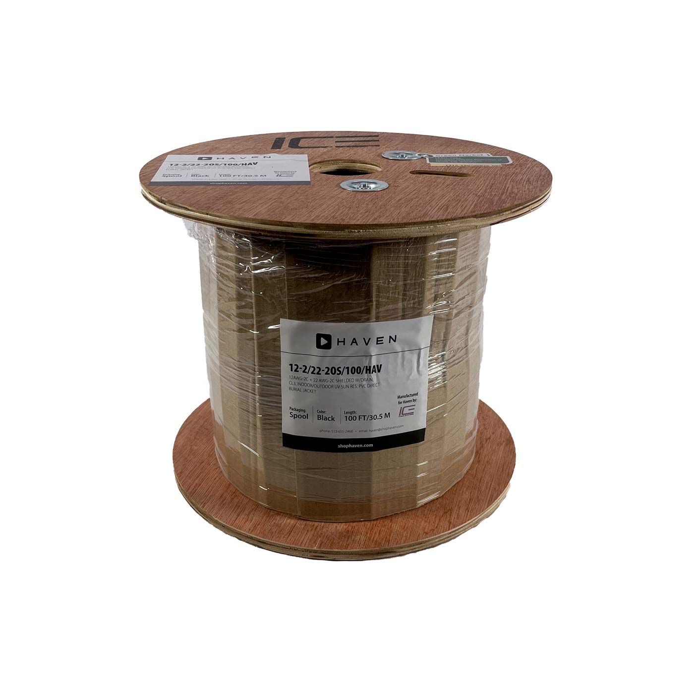 X Series Power and Communication Combination Wire - 100 Ft. Direct Bur